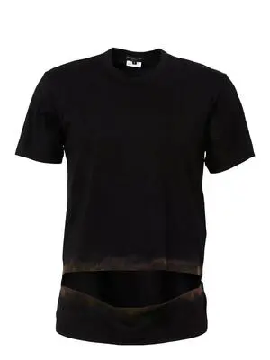 Comme Des Garçons Cut-out T-shirt - Black