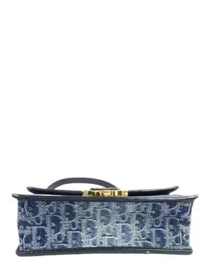 Dior 30 Montaigne East West Chain Shoulder Bag - Blue