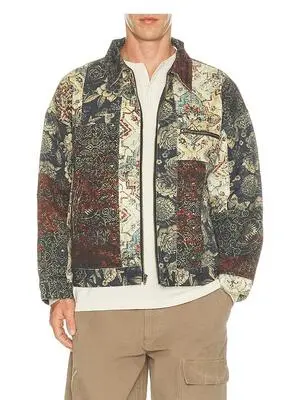 RYOKO RAIN Vintage Patch Work Jacket In . Also - Multi
