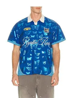 RYOKO RAIN Butterfly Effect Soccer Jersey In . Also - Blue