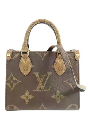 LOUIS VUITTON Onthego Bb Monogram Reverse Mini Tote Bag