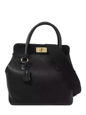 Hermès 26 Toolbox Tote Bag Black