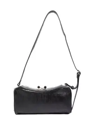 ANN DEMEULEMEESTER Metal-frame Shoulder Bag - Black