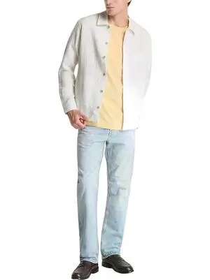 SAMSOE SAMSOE Sadamon Gc Textured Chest-pocket Overshirt - Neutrals