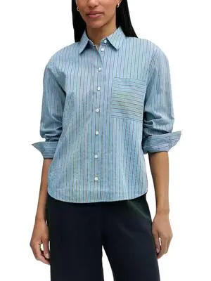 Marc O'polo Vertical-stripe Shirt - Blue