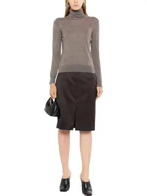 N.peal Margot Roll-neck Top Grey