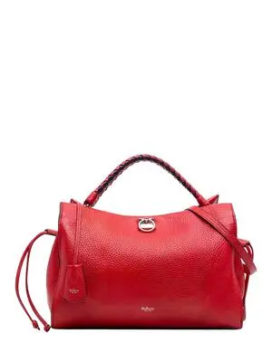 Mulberry 2015-2026 Medium Grained Calfskin Iris Satchel - Red