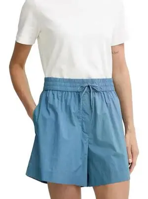 Marc O'polo Drawstring Elasticated-waist Shorts - Blue