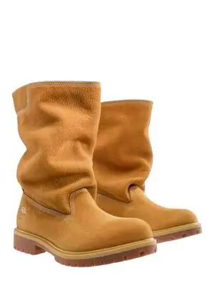 Timberland X Telfar Slouchy Nubuck Boots - Neutrals