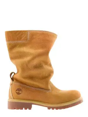 Timberland X Telfar Slouchy Nubuck Boots - Neutrals