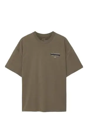 ALLSAINTS Organic Cotton Redact T-shirt - Brown