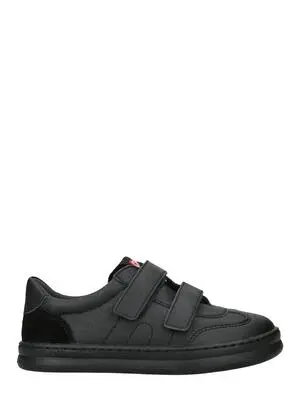 Camper Leather Pelotas School Shoes - Black