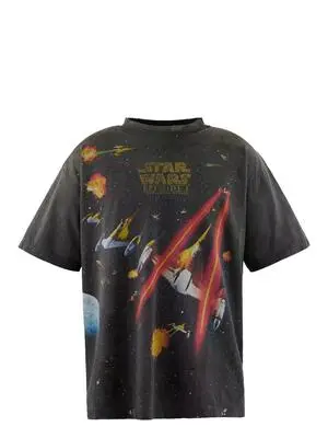 SAINT MXXXXXX Star Wars Graphic-print T-shirt - Black