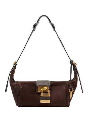 CHLOÉ Paddington Mini Suede Shoulder Bag