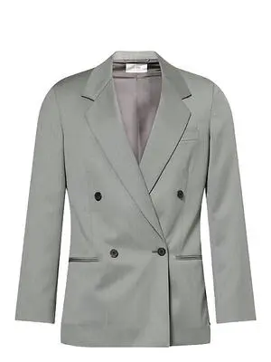 THE ROW Yani Double-breasted Wool Blazer - Light Tailorin