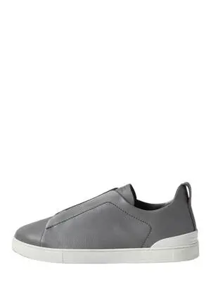 Zegna Mélange Triple Stitch™ Secondskin Sneakers - Grey