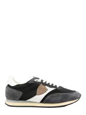 Philippe Model Logo-patch Panelled Sneakers - Blue