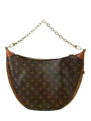 LOUIS VUITTON Monogram Reverse Loop Shoulder Bag - Brown