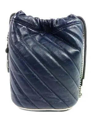 Gucci Mini Gg Marmont Bucket Bag - Blue
