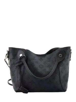 LOUIS VUITTON Hina Handbag Mahina Leather Pm Shoulder Bag - Black
