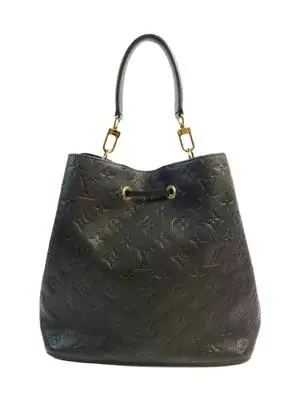 LOUIS VUITTON Neo Noe Mm Monogram Empreinte Bucket Bag - Black