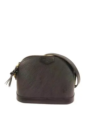 LOUIS VUITTON Mini Epi Alma Shoulder Bag Black