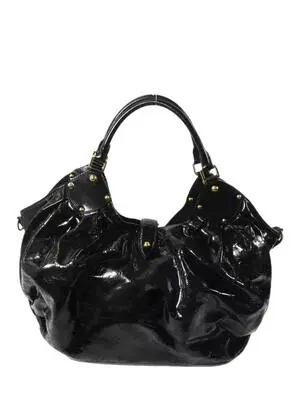 LOUIS VUITTON Surya L Mahina Shoulder Bag - Black