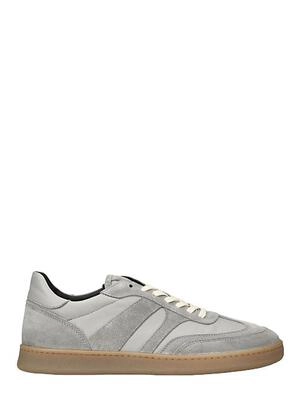 COLLEGIUM Pillar Court Iii Leather Trainers - Grey