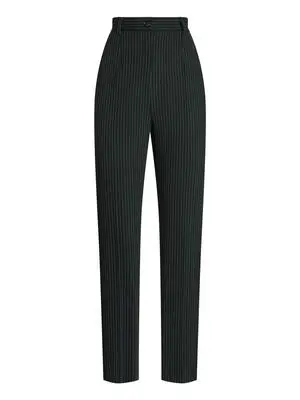 Dolce & Gabbana Pinstripe Wool Trousers Pants And Shorts Multi-colored - Multicolor