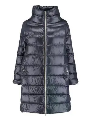 Herno Matilde Quilted Coat - Black