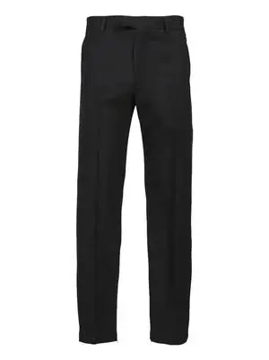 SÖDERBERG Zip-detail Tailored Trousers - Black