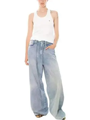 CYCLE Wide-leg Jeans - Blue