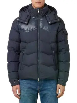 Moncler Ravelis Hooded Down Jacket Blue