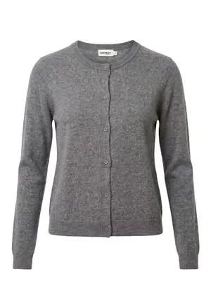 NOTSHY Naline Fine-knit Cashmere Cardigan - Grey