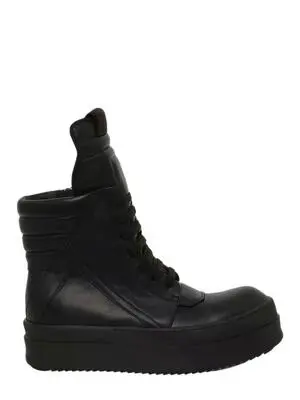 Rick Owens Mega Bumper Geobasket Sneakers - Black