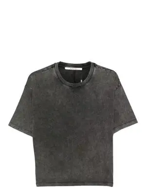 TN_29_HOMAGE Acid-wash Boxy T-shirt - Grey