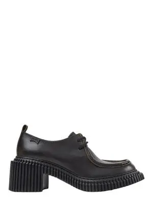 Camper Pix London Derby Shoes In Calfskin With A Chunky Extralight® Sole - Multicolor