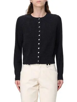 Isabel Marant Étoile Wool And Cashmere-blend Crewneck Cardigan With Buttons - Grey