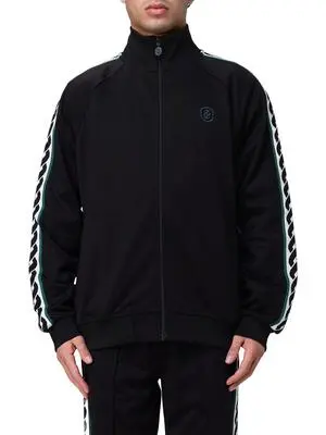 Drole De Monsieur Relaxed-fit Zip-up Sweatshirt With Embroidered Logo - Black