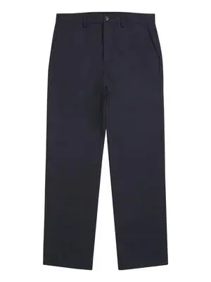 Sunspel Cotton Drill Trousers - Navy