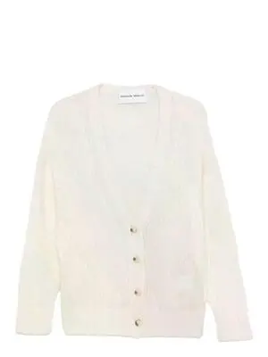 EMERSON RENALDI Chunky-knit V-neck Cardigan - Neutrals