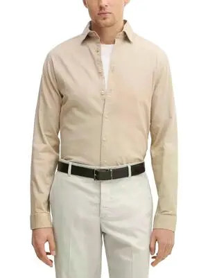 LINDBERGH Long-sleeve Button-down Shirt - Neutrals