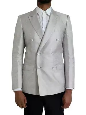 Dolce & Gabbana Martini Double-breasted Blazer - Grey
