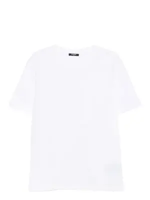 Balmain Logo-embroidered T-shirt - White