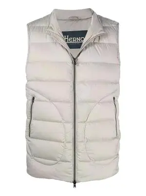 Herno Padded Down Gilet - Grey