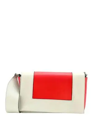 Celine Frame Leather Medium Shoulder Bag Green