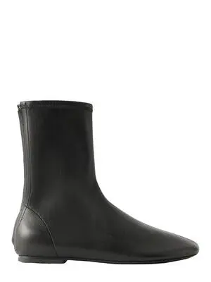 A.emery Sutherland Stretch-leather Ankle Boots - Black