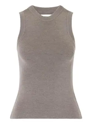 MFPEN Appointment Ribbed Merino Wool And Silk-blend Tank