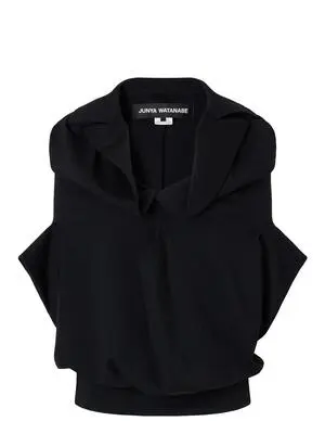 Junya Watanabe Wool-blend Blouse - Black