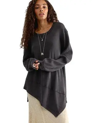 We The Free We The Free On Your Side Asymmetric Thermal At Free People In Black Black